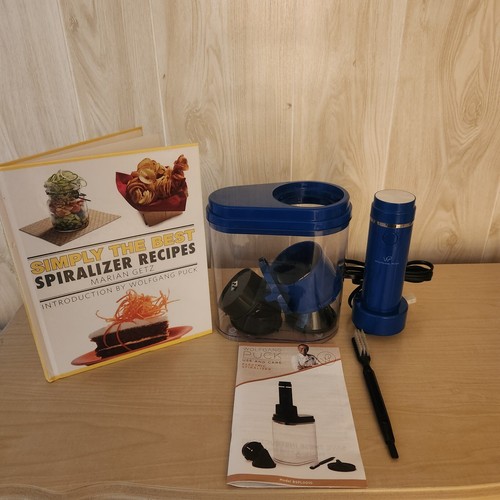 Wolfgang Puck Electric Spiralizer Cobalt Blue With Cookbook New | eBay