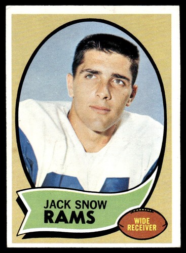 1970 Topps Jack Snow Los Angeles Rams #44 | eBay