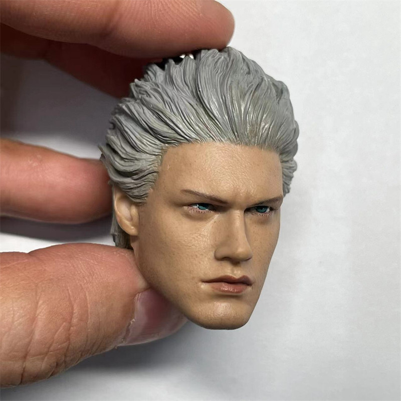 Delicate Painted 1/6 Scale Devil May Cry 5 The Vergil Head Sculpt Fit ...