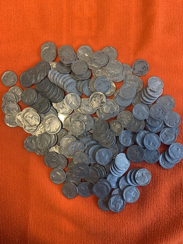 5 Rolls (200 Coins) Dateless Buffalo Nickels. Worn But Not Culls | eBay