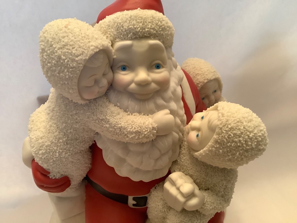 Dept. 56 Snowbabies Santa "And We've Been Really Good Too" 2001 8"Tall ...