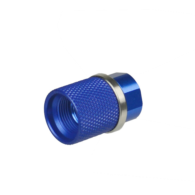 Blue M9x.75 Convert 1/2x28 Adapter with Thread P-GSG Firefly/Mosquito ...