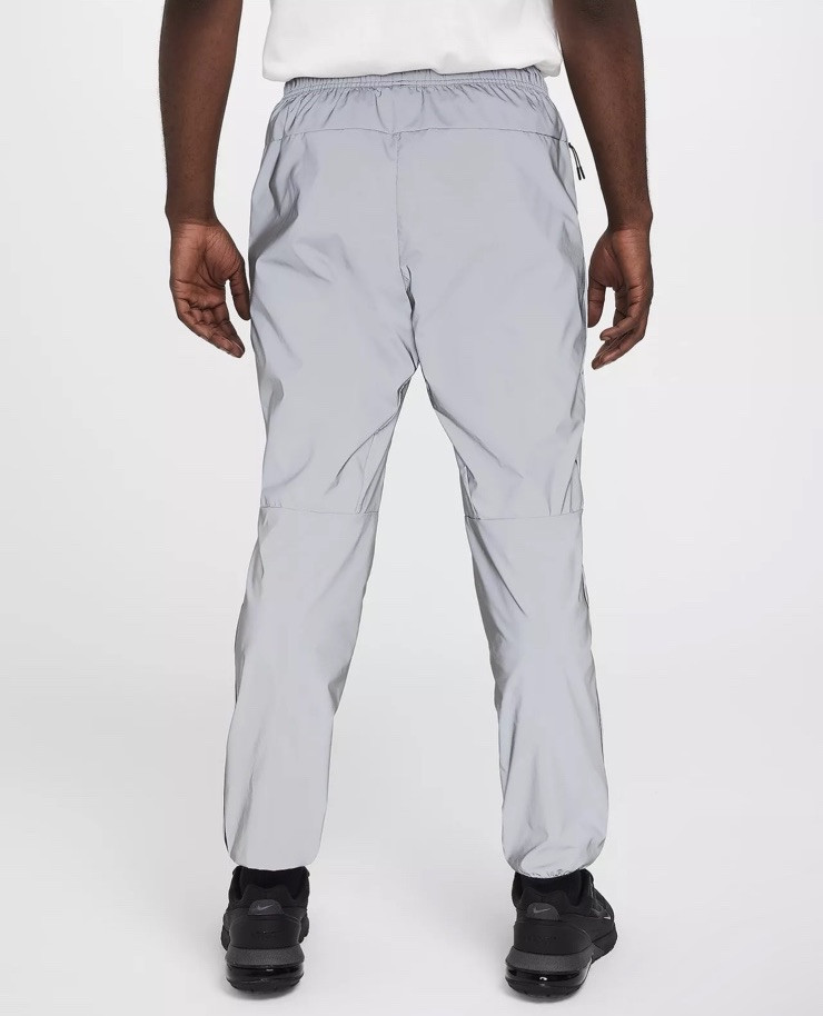 Nike Tech Woven Flash Pants Reflect Silver Black FZ7587 035 Men's Size ...