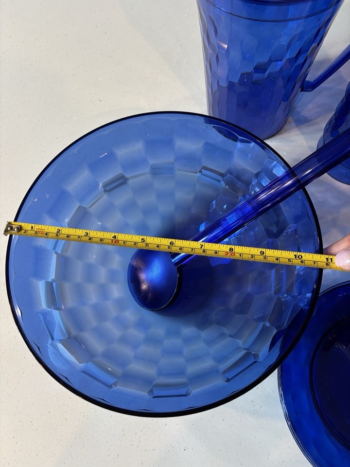 Tupperware RARE Royal Blue Ice Prisms Set…..Reflects Light | eBay