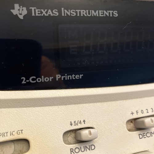 Texas Instruments TI-5045 SVC Office Printing Calculator 2 Color ...
