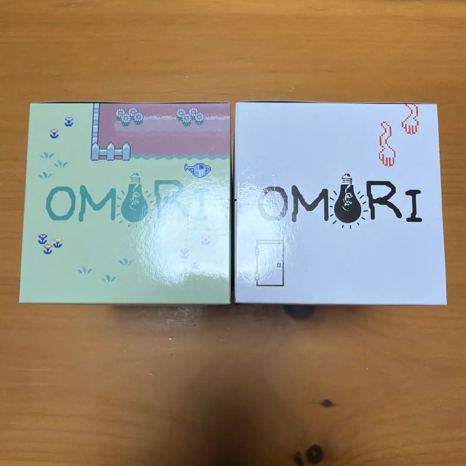OMORI Osuwari Figure Omori BASIL Set of 2 Horror game Japan NEW | eBay