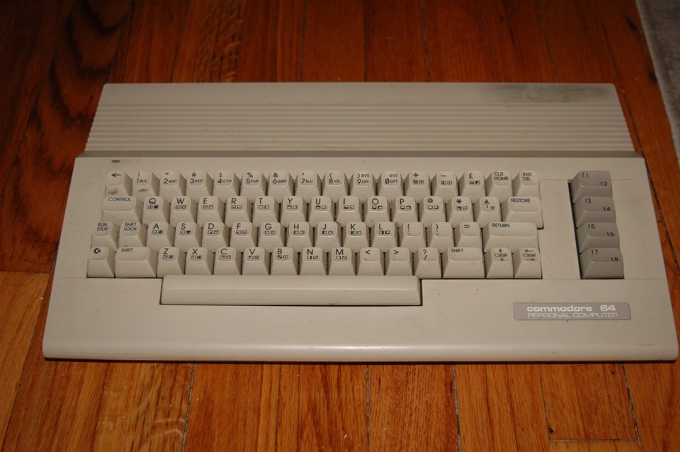 Commodore 64 Personal Computer C64 Console with AC Adapter - Tested ...