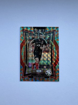 2024-25 Panini Select Fifa Terrace Mousa Yazan 12/15 Orange & Green ...