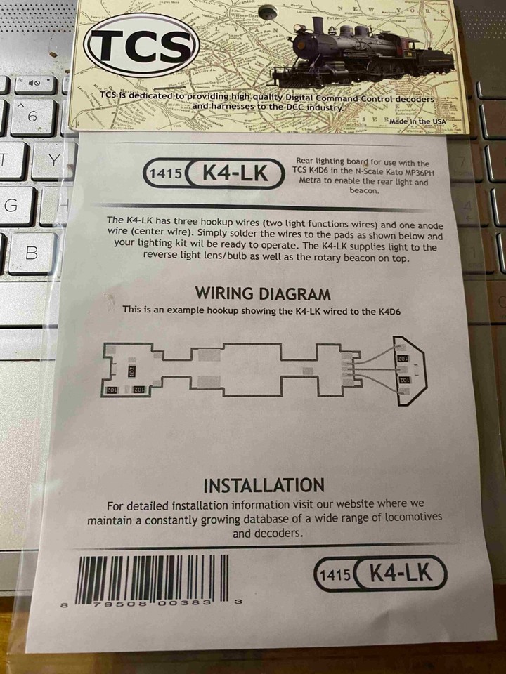 TCS N Scale Decoders for Atlas & Kato/Wire & KA-N1 KA | eBay