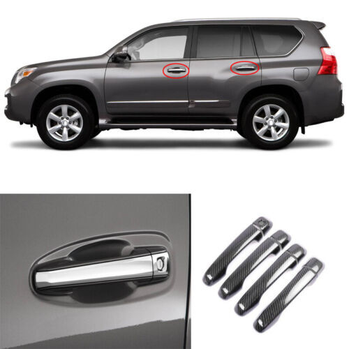 Carbon Fiber Exterior Side Door Handle Cover Trim For Lexus GX 460 2010 ...