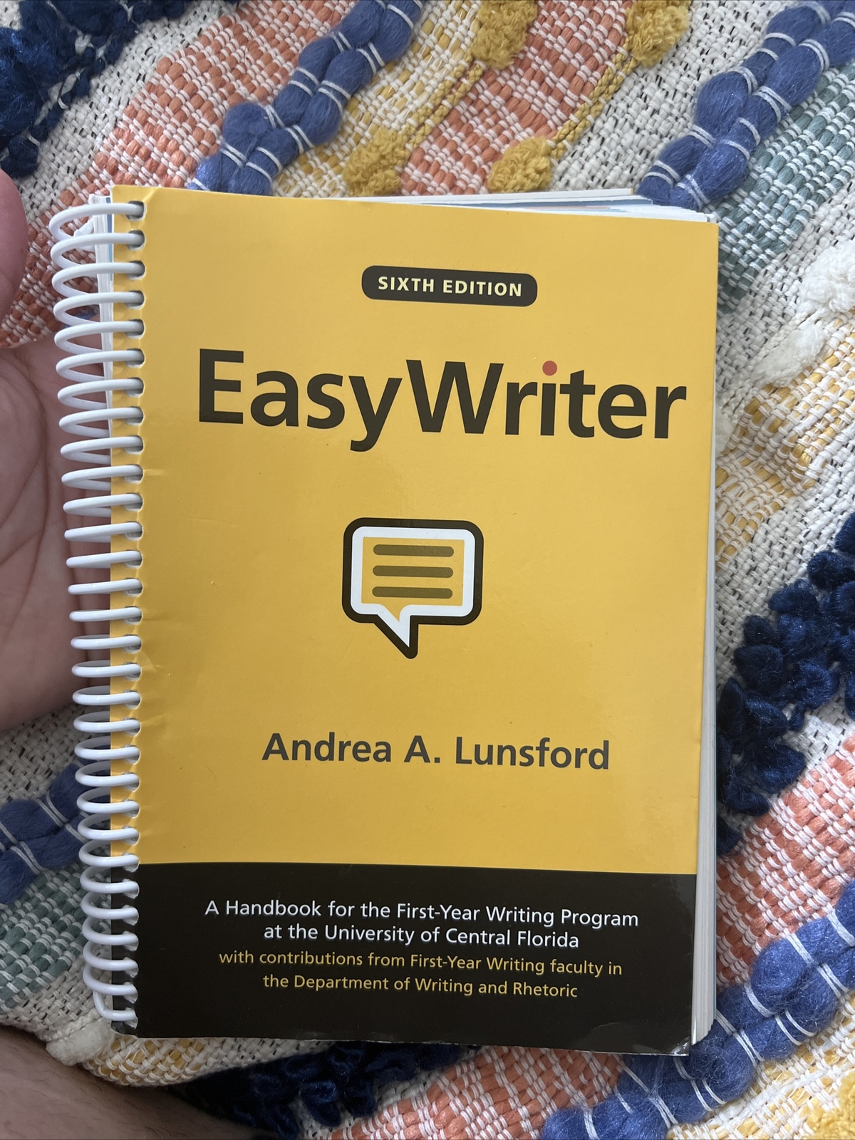 CP Easy Writer UCF by Andrea A. Lunsford Book The Fast Free Shipping | eBay