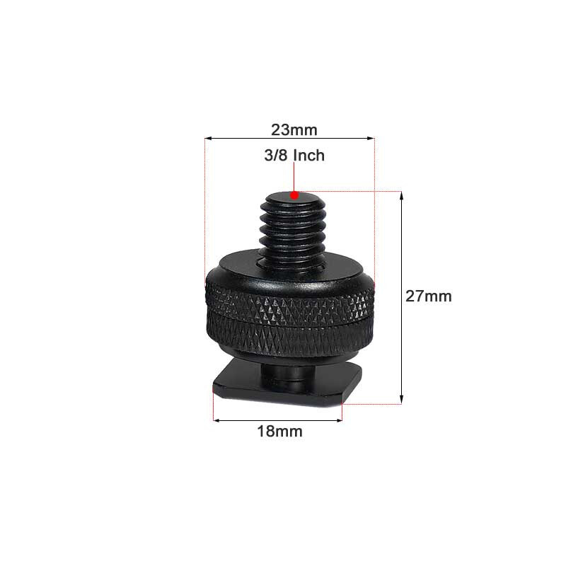 3/8" Zoll Blitzschuh Stativ Zoll Adapter Schraube Aluminium normal ...
