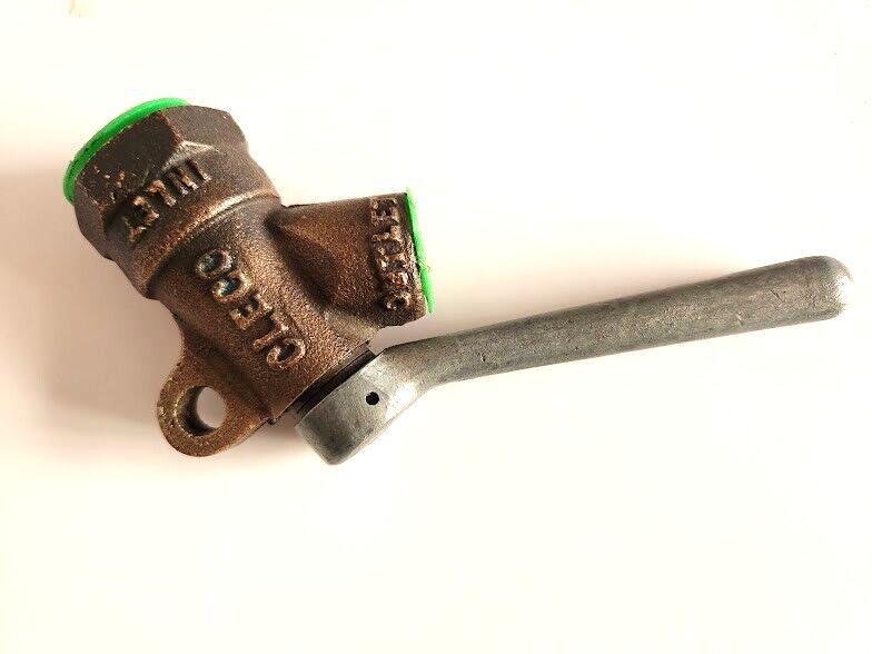 Cleco Pressure Boundary Air Hose Valve 1/2" NPT inlet--3/8" NPT outlet ...