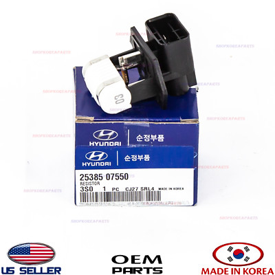 COOLING FAN RESISTOR GENUINE! SOUL ELANTRA SONATA OPTIMA 2.4L 11-2013 ...