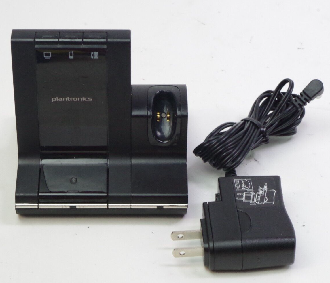 Plantronics WO2 Wireless Office Headset Charger Dock Base Charging Base ...