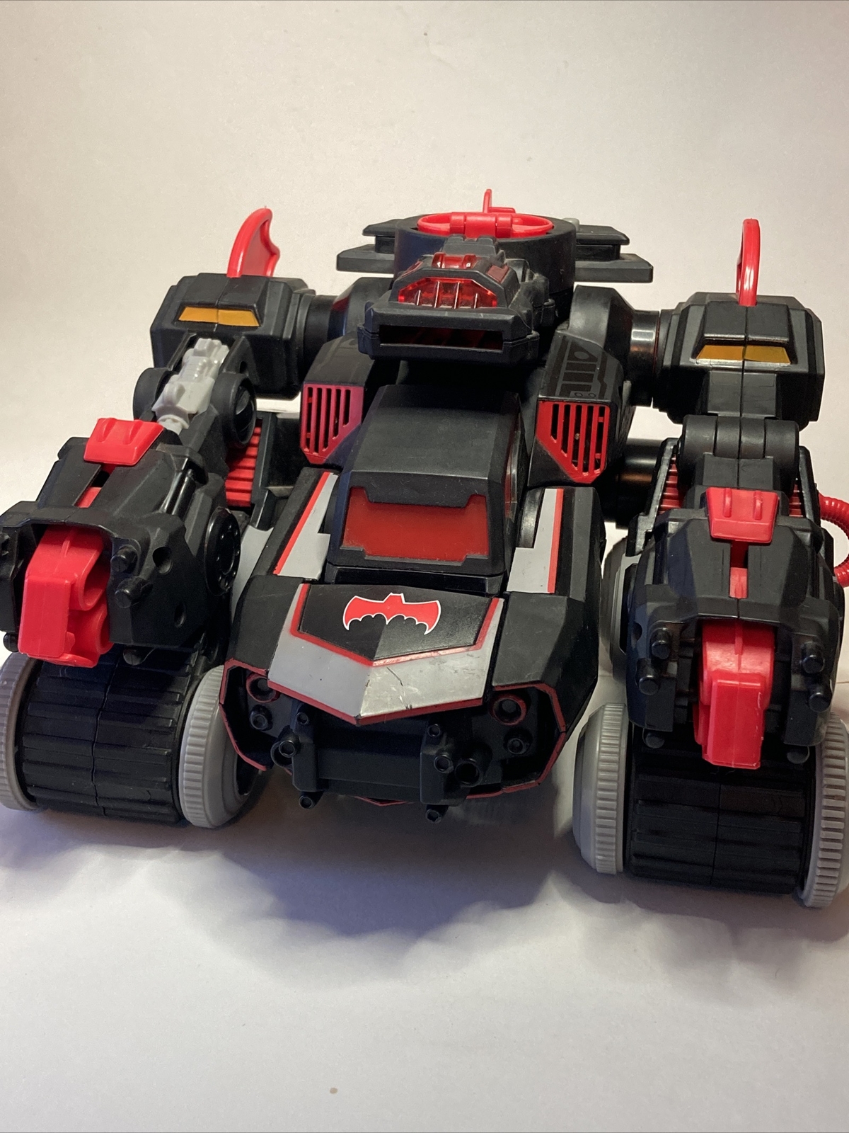 Mattel DC Super Friends RC Transforming Batbot Batman Robot Tank TESTED ...