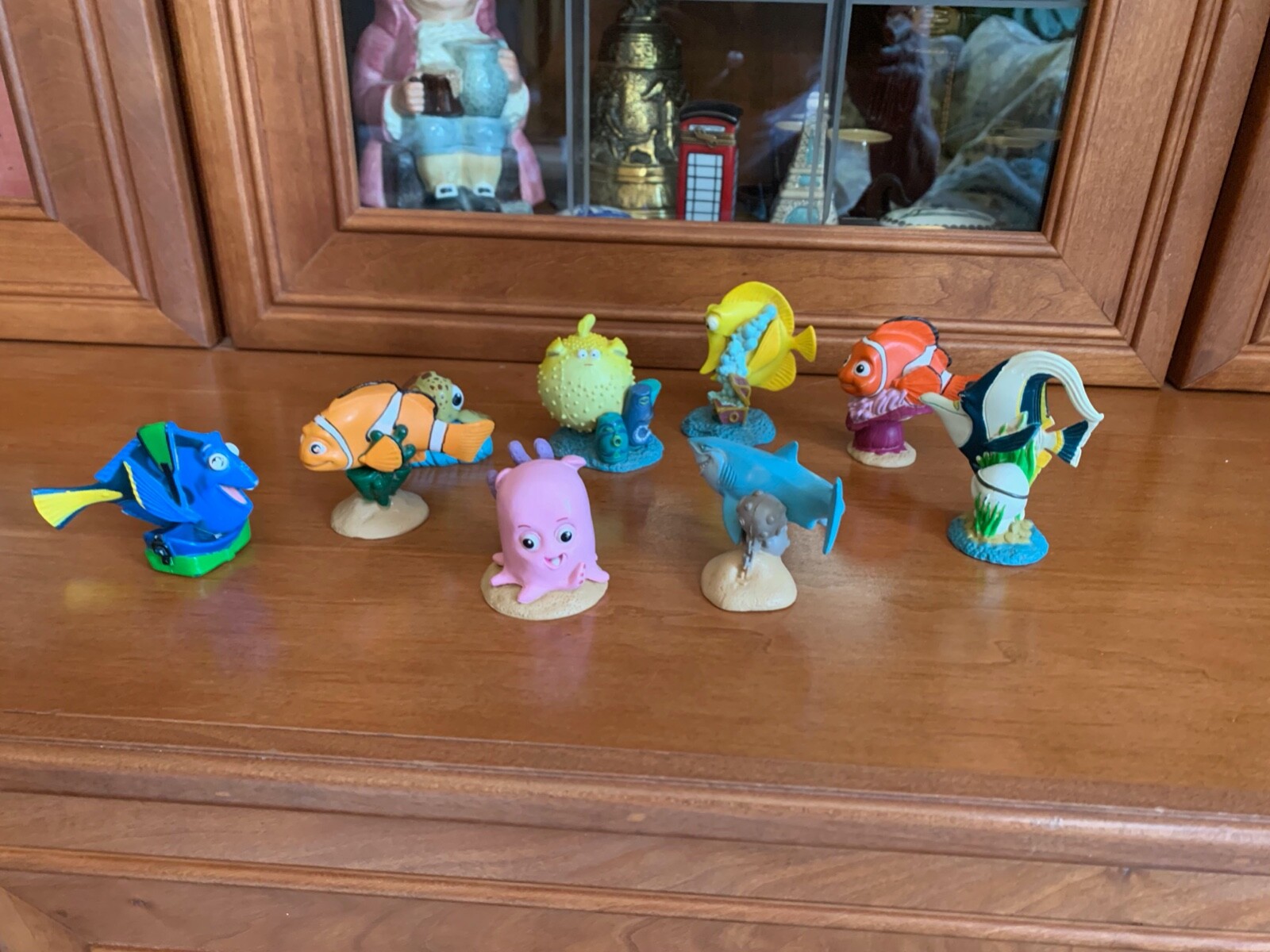 Disney Pixar Store Finding Nemo Dory More Figures Lot x 9 Cake Toppers ...