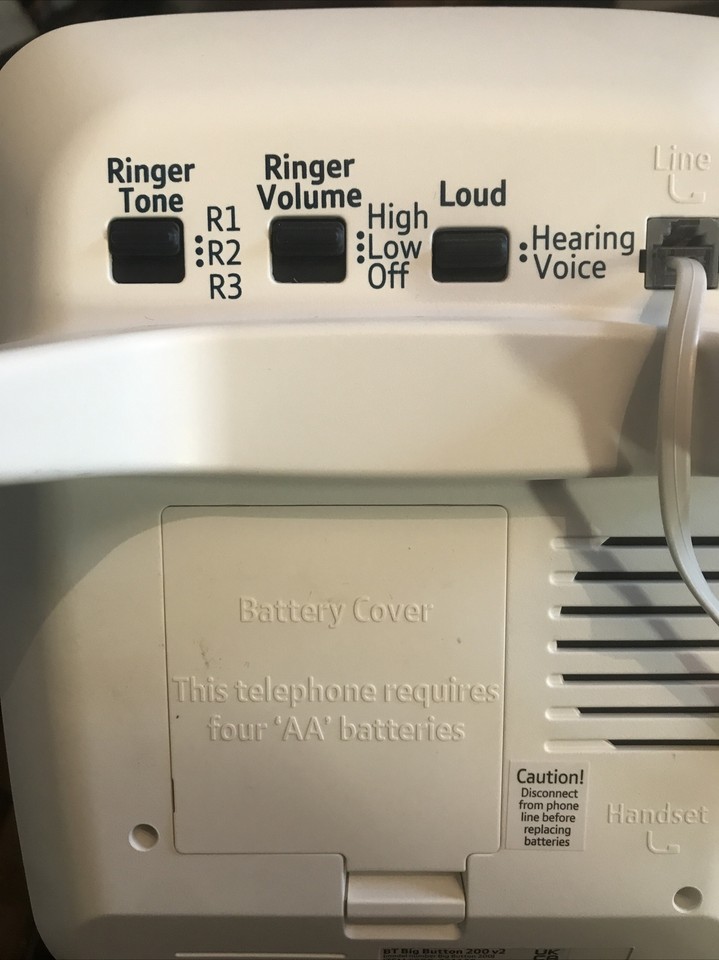 BT Big Button 200 Corded Telephone, White - 061130 5016351304433 | eBay