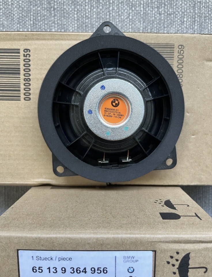 2 BMW Genuine Harman Kardon Mid Range Door Speakers 65139364956 F20 F21 ...