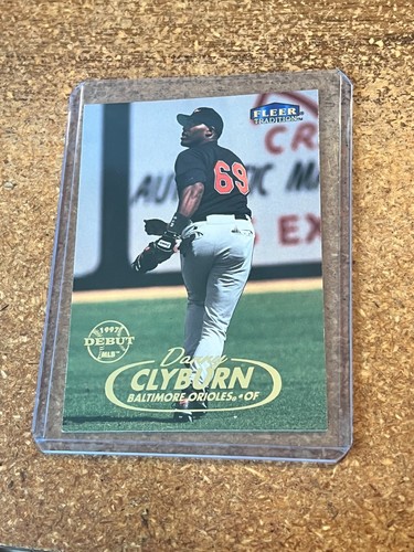 1998 Fleer Tradition Baseball # 284 Danny Clyburn | eBay
