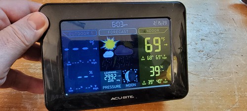 AcuRite 02027A1 Color Weather Station only High Low Temperature ...