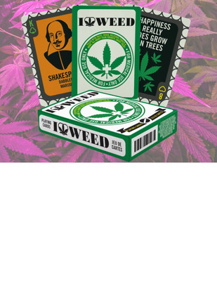 I Heart Weed playing cards-54 card deck-marijauana,pot,smoke,stoner ...