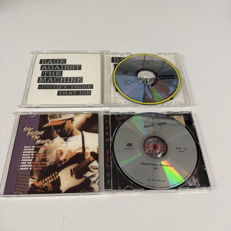 TWO - BRAND NEW-Rage Against The Machine CDs-Both Rare Factory ...