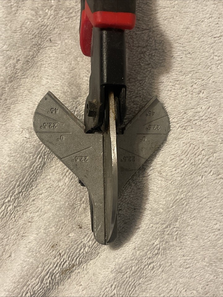 Craftsman Trunking Tube Multi Angle Miter Gasket Shear Trim Cutter Hand ...