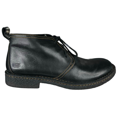 Born Men’s Harrison Black Leather lace Up Chukka Boots Size US 9 | eBay