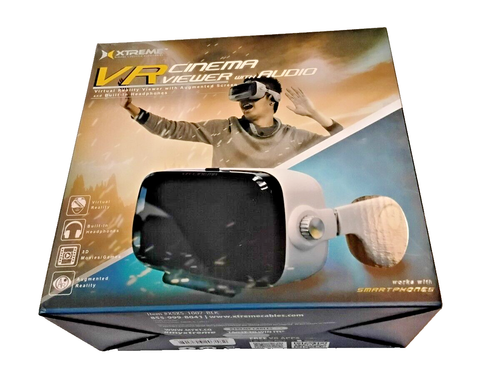VR Cinema Viewer With Audio. Virtual Reality Headset. | eBay