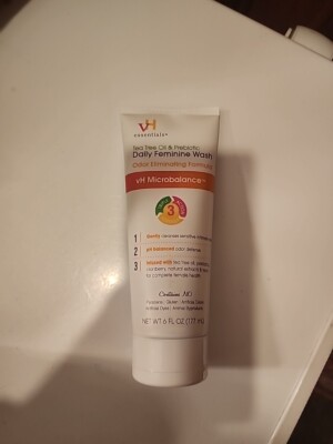 vH essentials Daily Feminine Wash - Fragrance Free, Hypoallergenic with ...