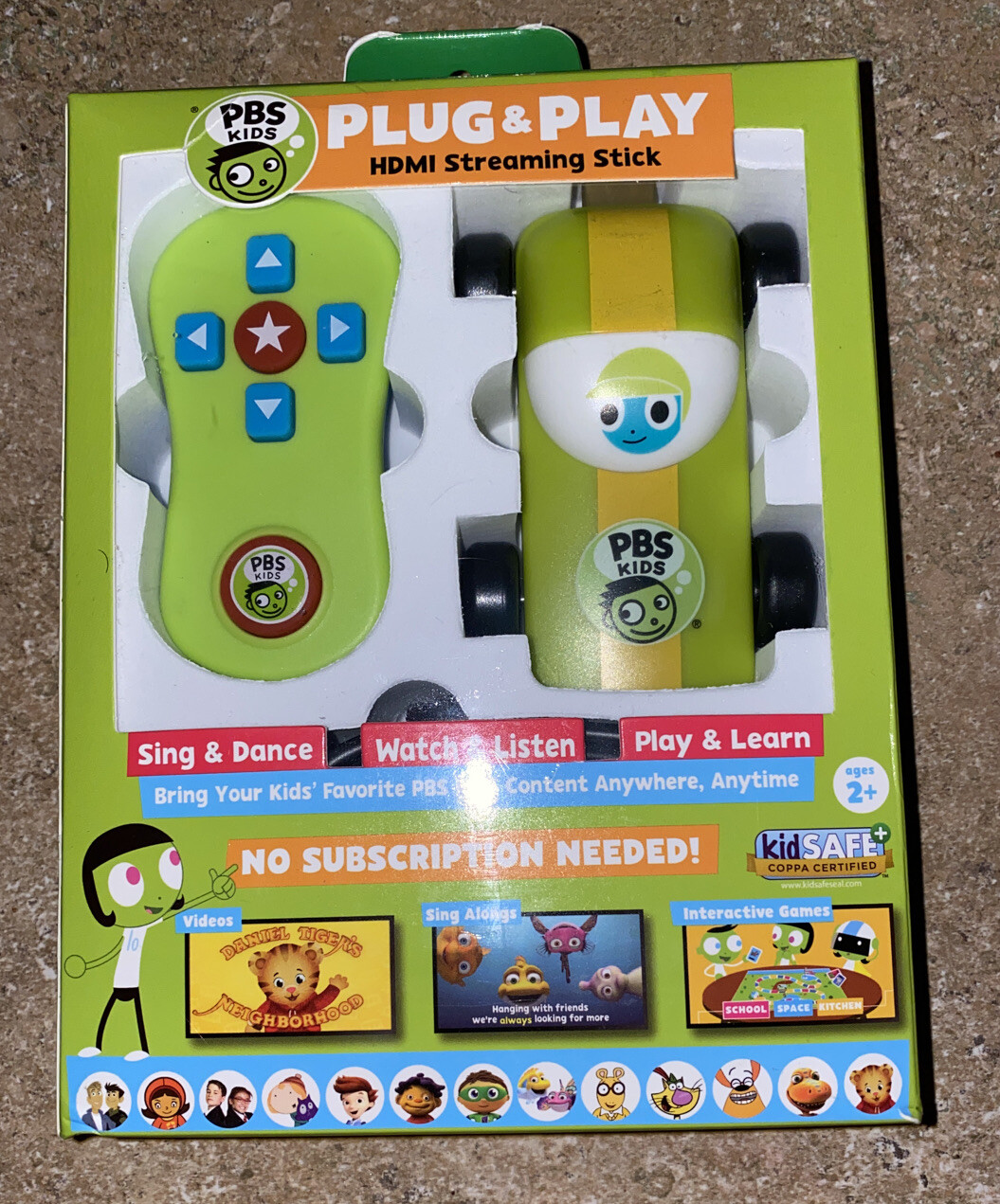 NEW PBS Kids Plug & Play Bluetooth Wi-Fi Interactive Toy And TV ...