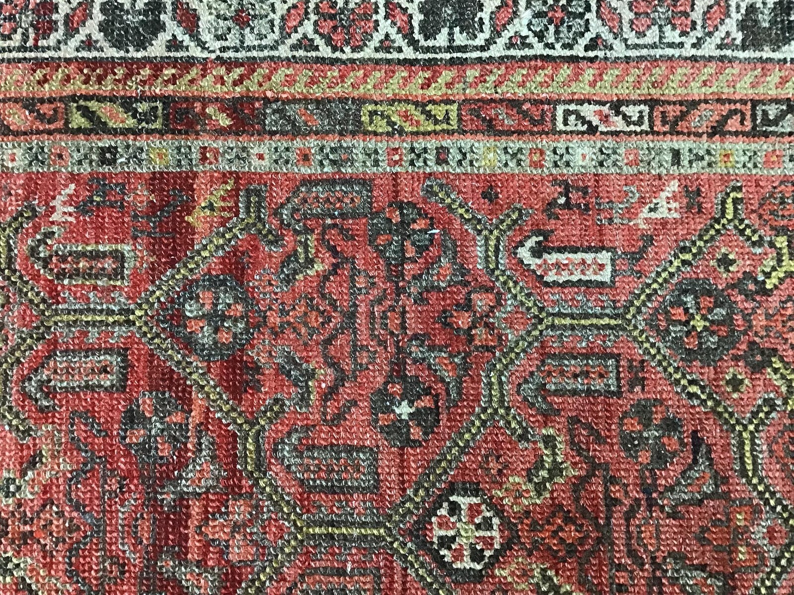 Over Hundreds year old 5'11" x 13' hand knotted Malayer Rug | eBay