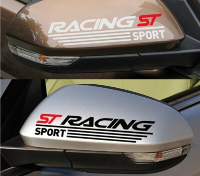 Ford sport ST RACING SPORT VINYL WING MIRROR DECALS STICKERS FORD x2 ...