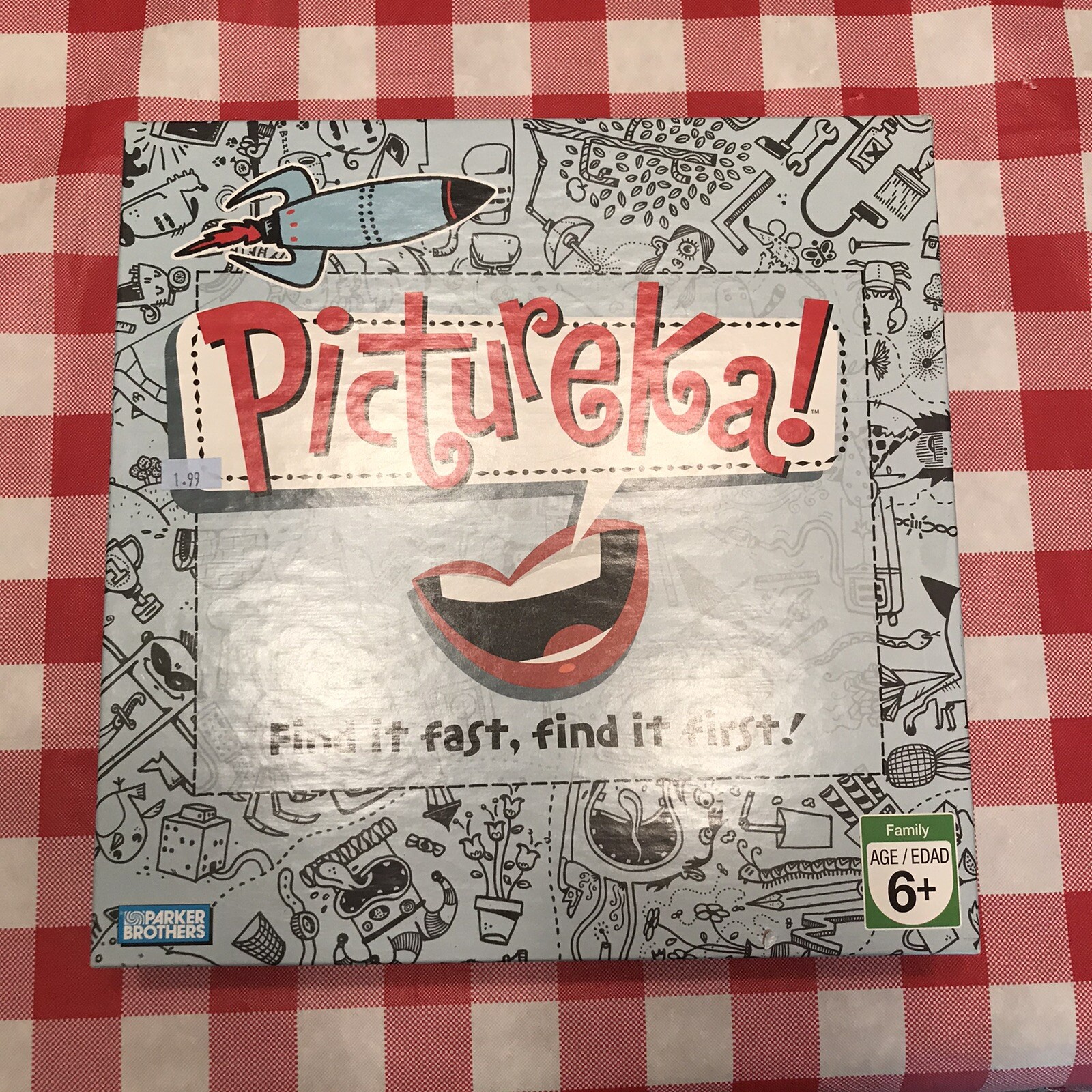 Pictureka! Board Game Parker Brothers Family Game 2+ Players for Ages 6 ...