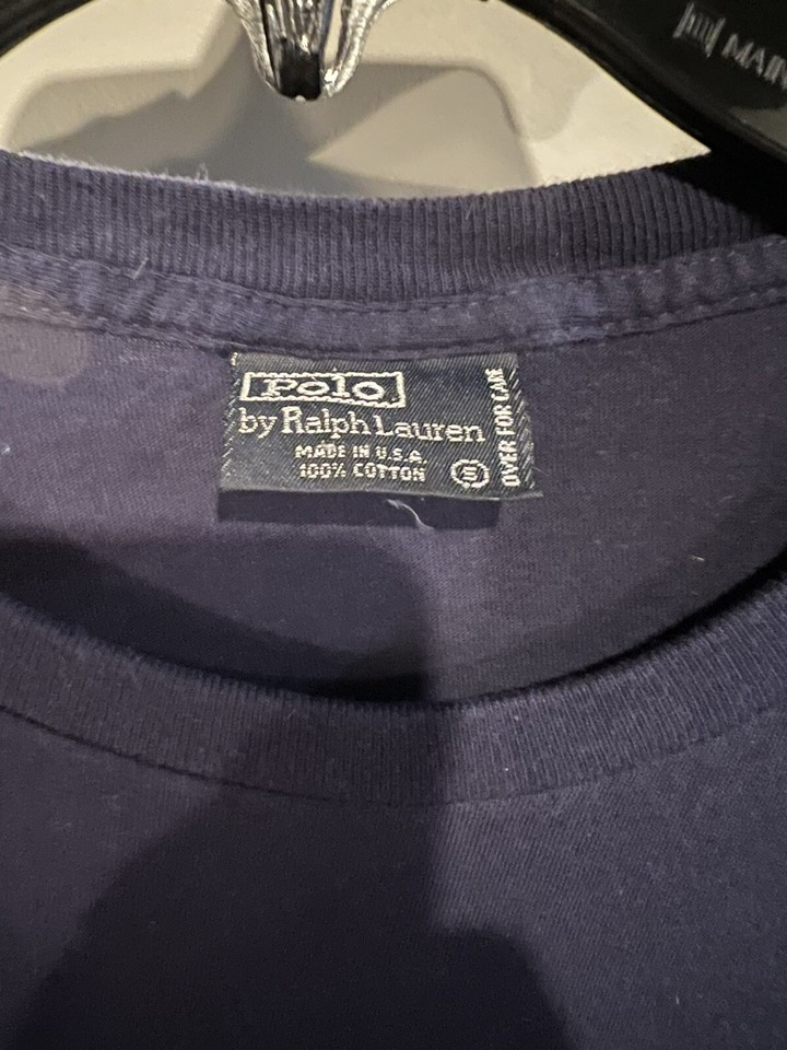 Polo Ralph Lauren RN 41381 T Shirt Vintage 90s Feel Size Small Fits ...