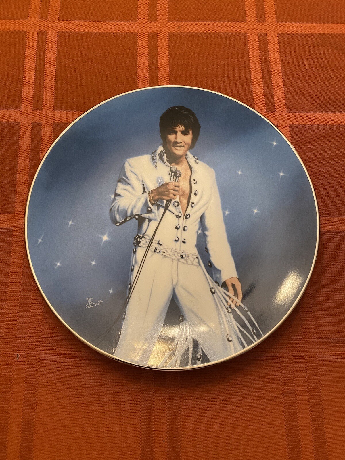 Elvis Presley ‘King Of Las Vegas’ Delphi Collector Plate Serial #1185D ...