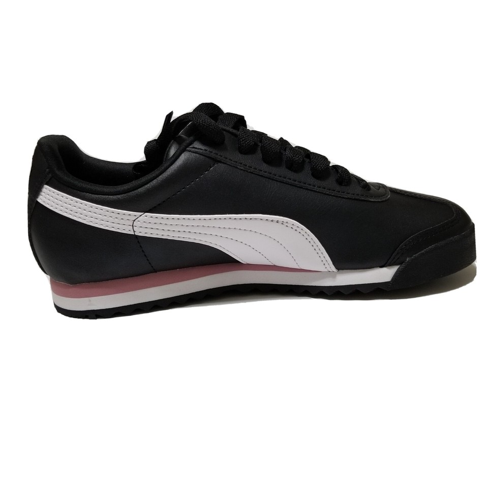 Puma Roma Womens Sneackers Athletic Shoes Size 7.5 Black/White/Pink NEW ...