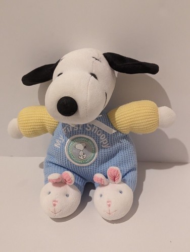 My First Snoopy w Sweet Bunny Slippers - Rattle in Tummy .....FREE ...