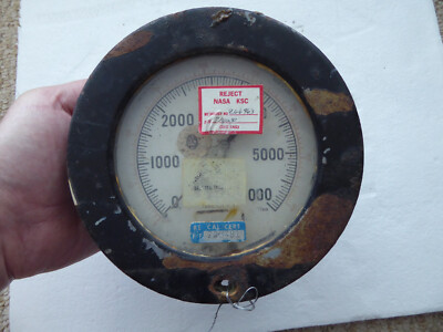 NASA KSC High Pressure Gauge Up To 6,000 PSIG Space Shuttle Era with ...