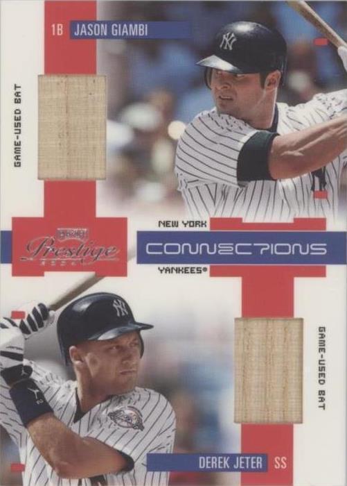 2004 Playoff Prestige - Connections Derek Jeter, Jason Giambi #C-9 ...