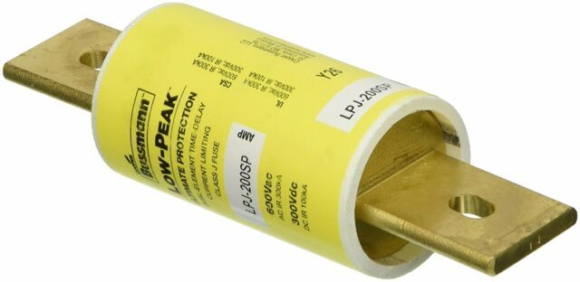 Bussmann LPJ-200SP 200A Time Delay Fuse - Yellow 785901004356| eBay