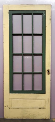 32"x81" Antique Vintage Wood Wooden Storm Screen Exterior Door Window ...
