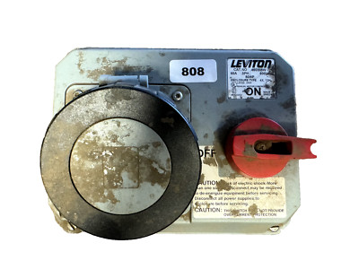 Leviton 460MI5W Pin Sleeve Non-Fused Mechanical Interlock Power Switch ...