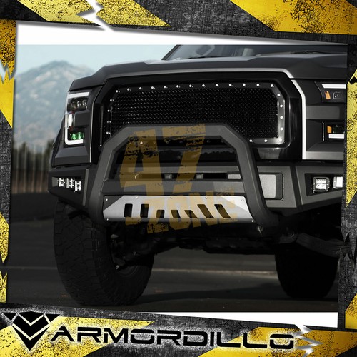 For 2004-2009 Dodge Durango AR Series Bull Bar Matte Black Aluminum ...