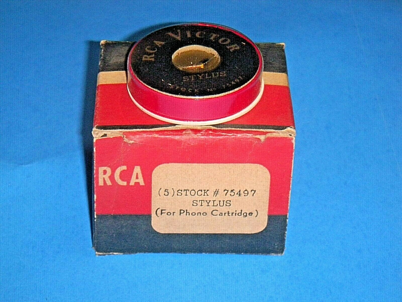 Vintage RCA 75497 Stylus / Needle Replacement for RCA Crystal Cartridge ...