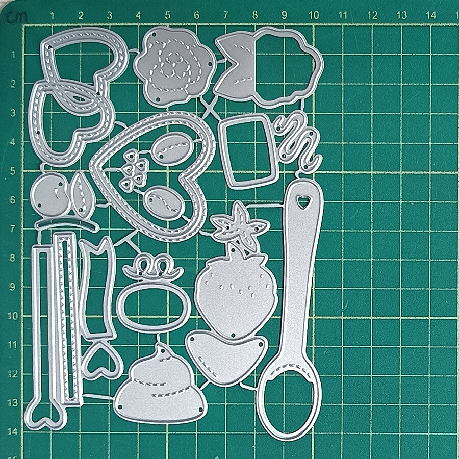 Strawberry cup Metal Cutting Dies DIY Scrapbooking Photo Album Craft ...