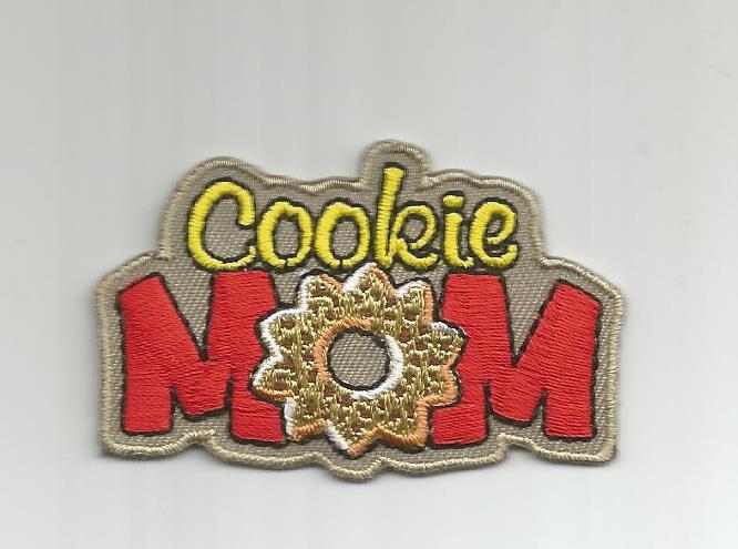 Girl Scout/Guides Patch/Crest/Badge MY MOM'S A COOKIE MOM (your choice ...