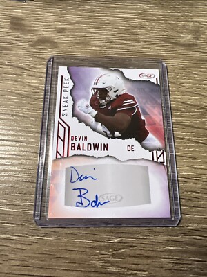 2023 SAGE High Series - Sneak Peek Autographs #SPA-DB Devin Baldwin (AU ...