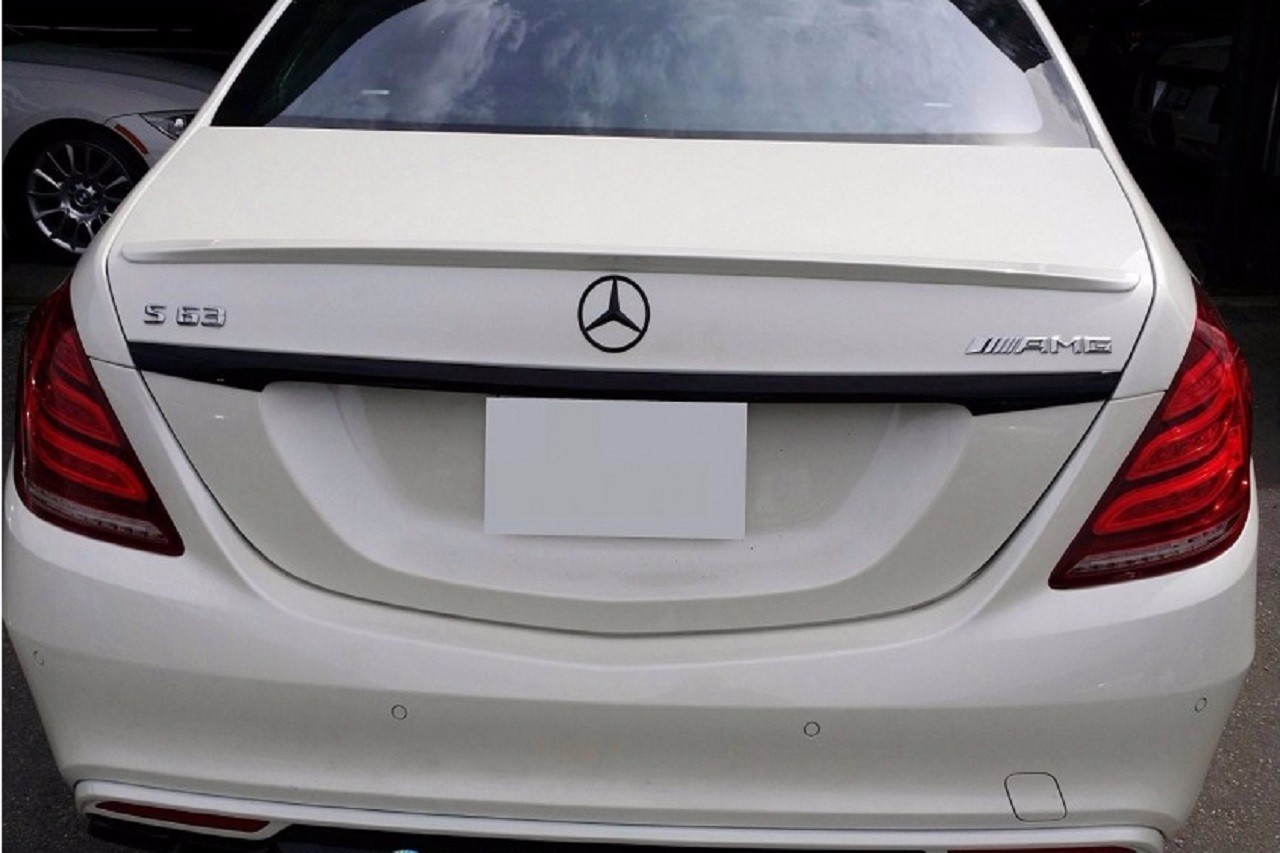 2014+ Mercedes W222 S500 S550 S600 Trunk Deck Lip Spoiler OE Type Sedan ...
